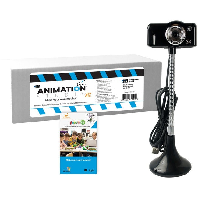 Hamilton Buhl STEAM Education, Animation Studio Kit For Stop Motion An