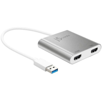 j5 create JUA365 USB 3.0 to Dual HDMI Multi-Monitor Adapter